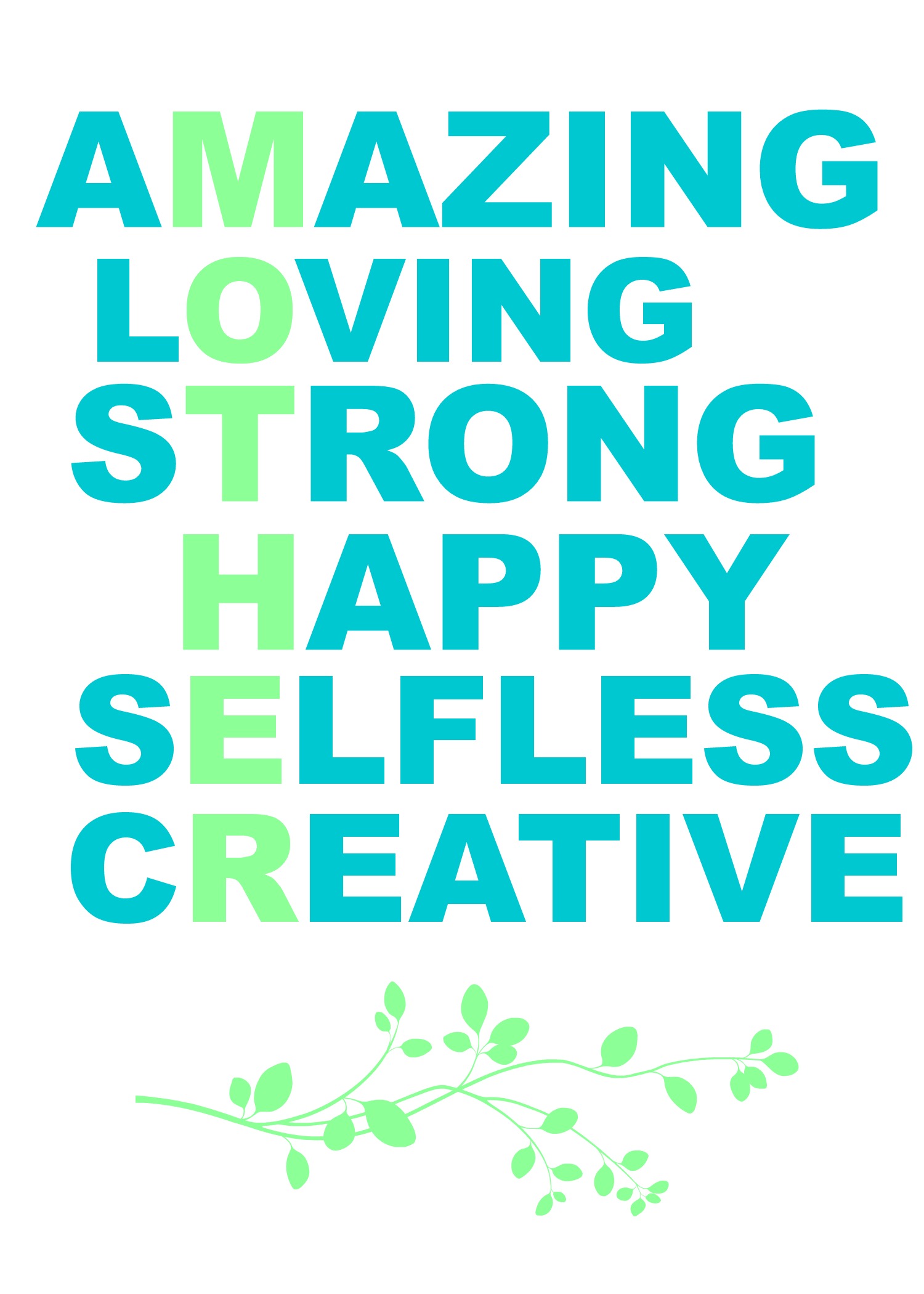 Printable Mother s Day Acrostic Poems