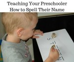 Teaching Your Preschooler How to Spell Their Name